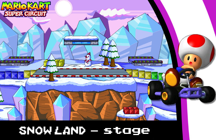 Mario Kart:Super Circuit - Snow Land (9.4/CMC+) Mod for Super Smash ...