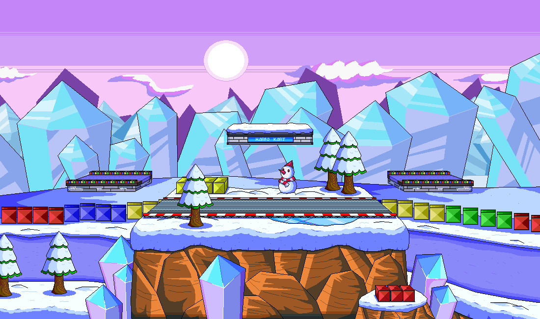 Mario Kart:Super Circuit - Snow Land (9.4/CMC+) Mod for Super Smash ...