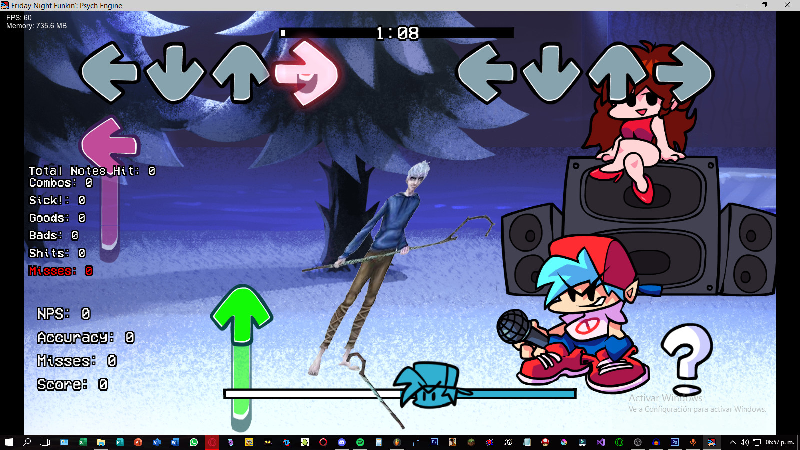 [SENSITIVE CONTENT] Vs ñac fost (speedrun mod 1:37) [Friday Night Funkin'] [Mods]