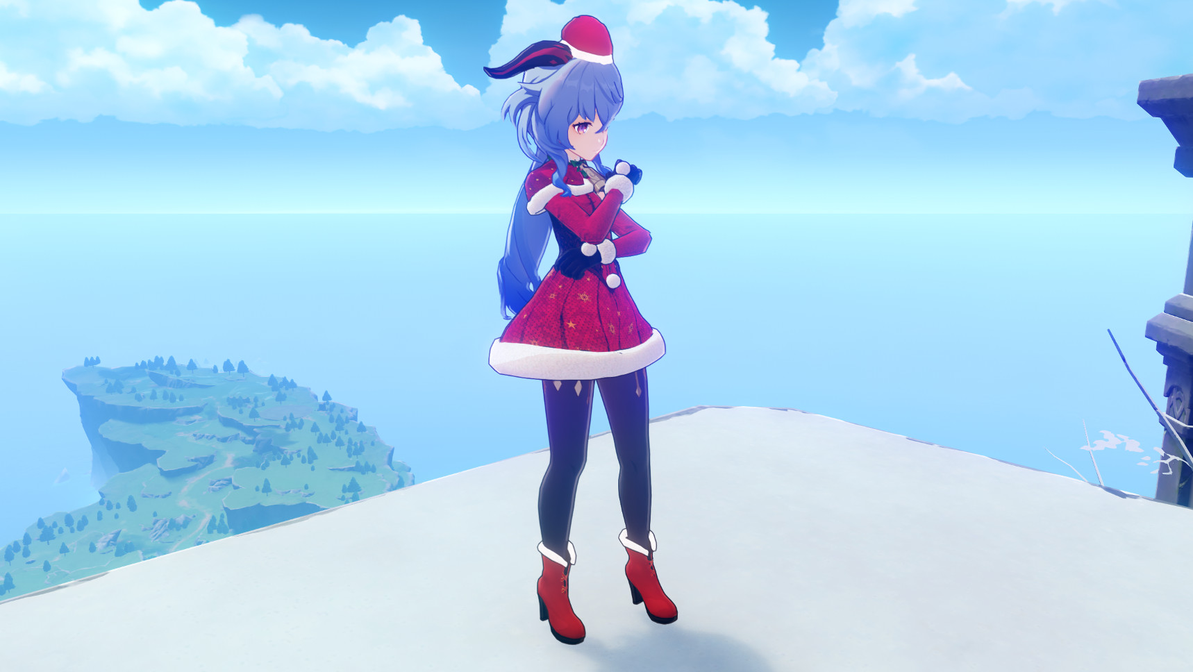 Christmas Outfit Ganyu! Mod for Genshin Impact | GI Mods