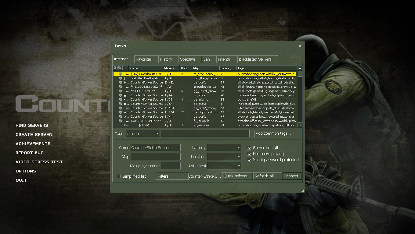Thematic cs:s Menu Scheme Mod for Counter-Strike: Source | CS:S Mods