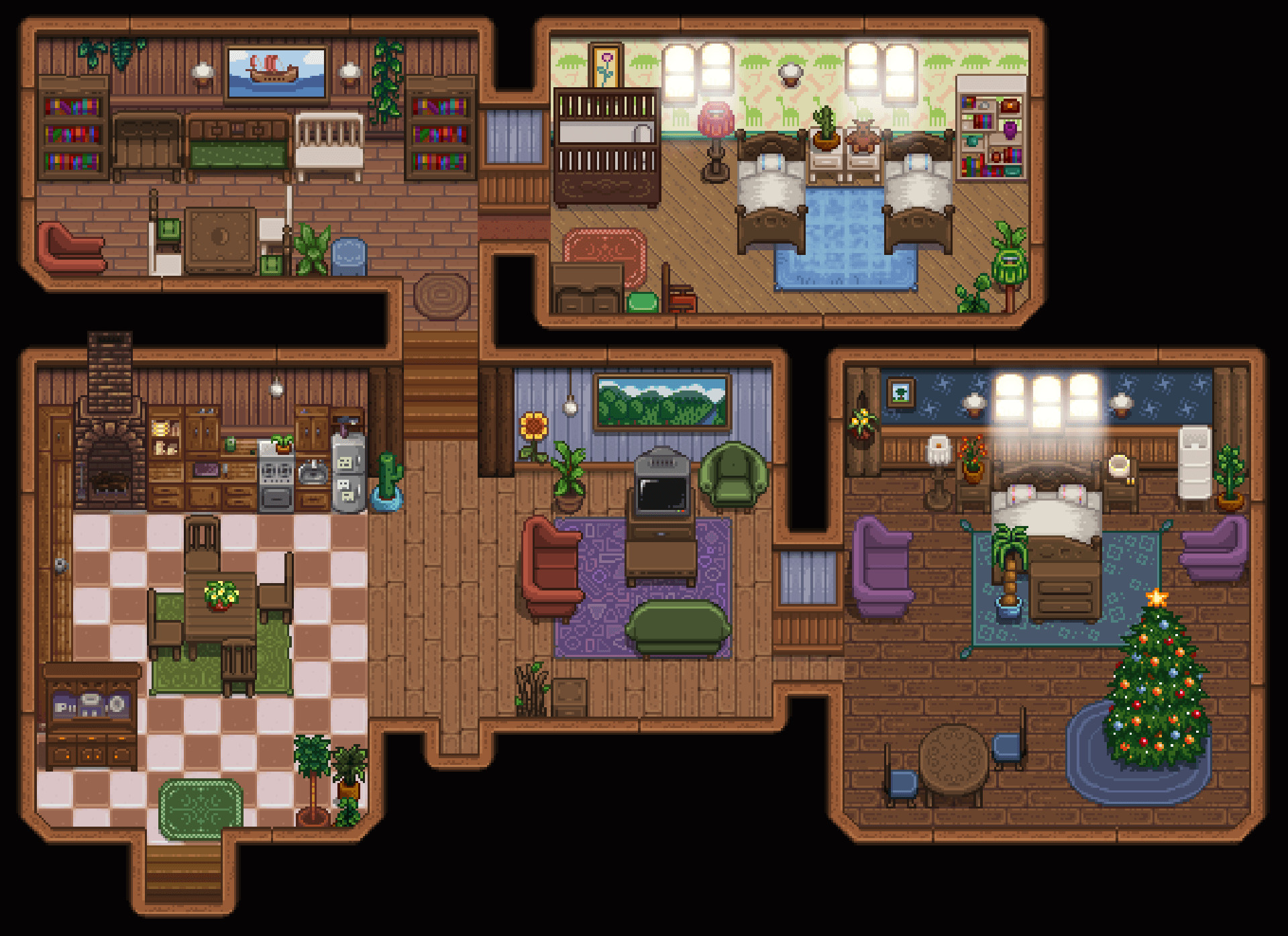 DaisyNiko's Earthy Interiors [Stardew Valley (Switch)] [Mods]