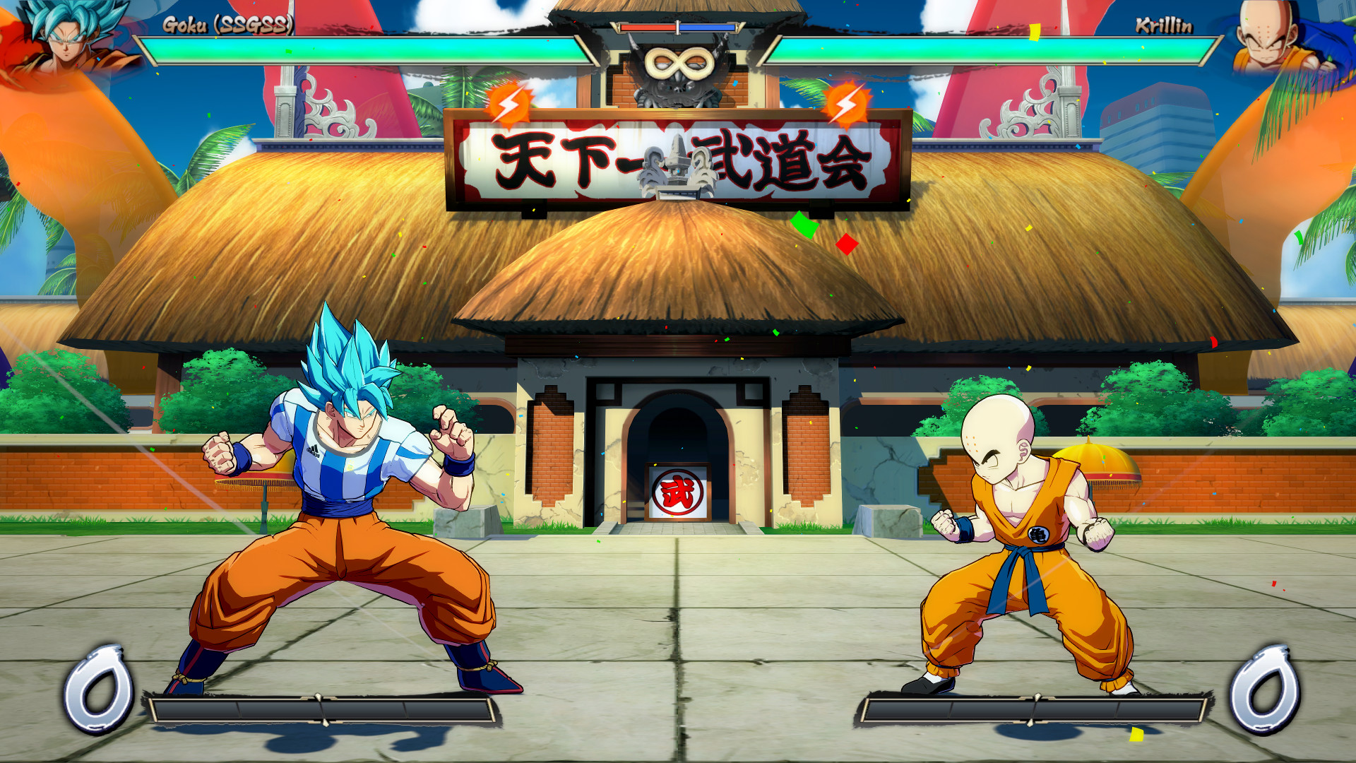 Goku with an Argentina shirt Mod for Dragon Ball FighterZ | DB:FZ Mods