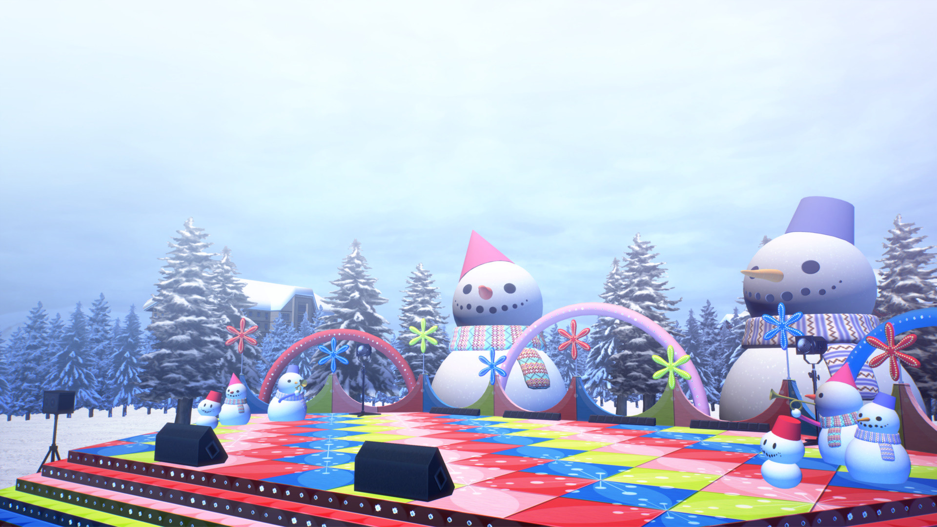 IMAS 2 Snowman's Land Over Splash Garden(Update) Mod for THE IDOLM@STER ...
