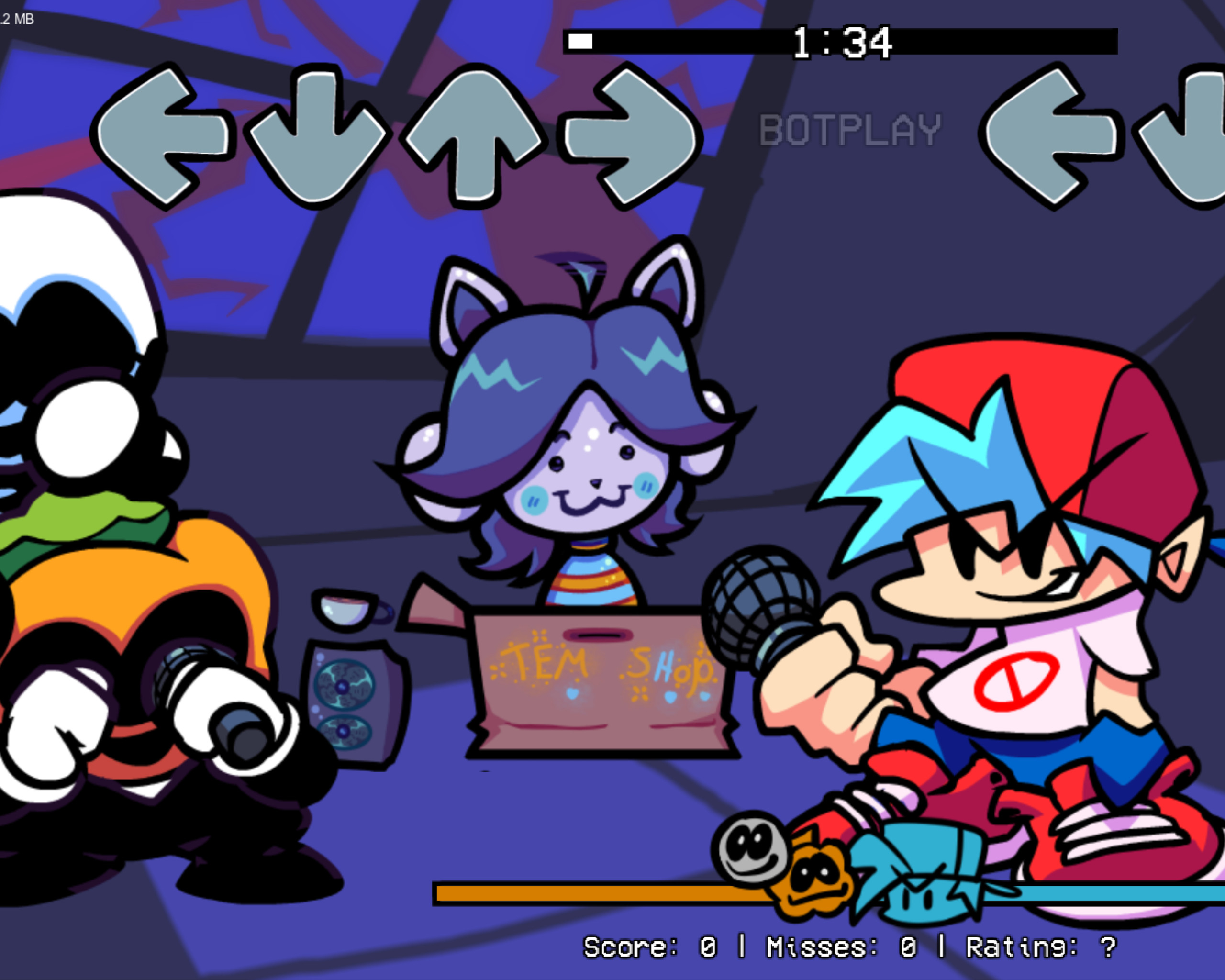 Temmie sprite Mod for Friday Night Funkin' | FNF Mods