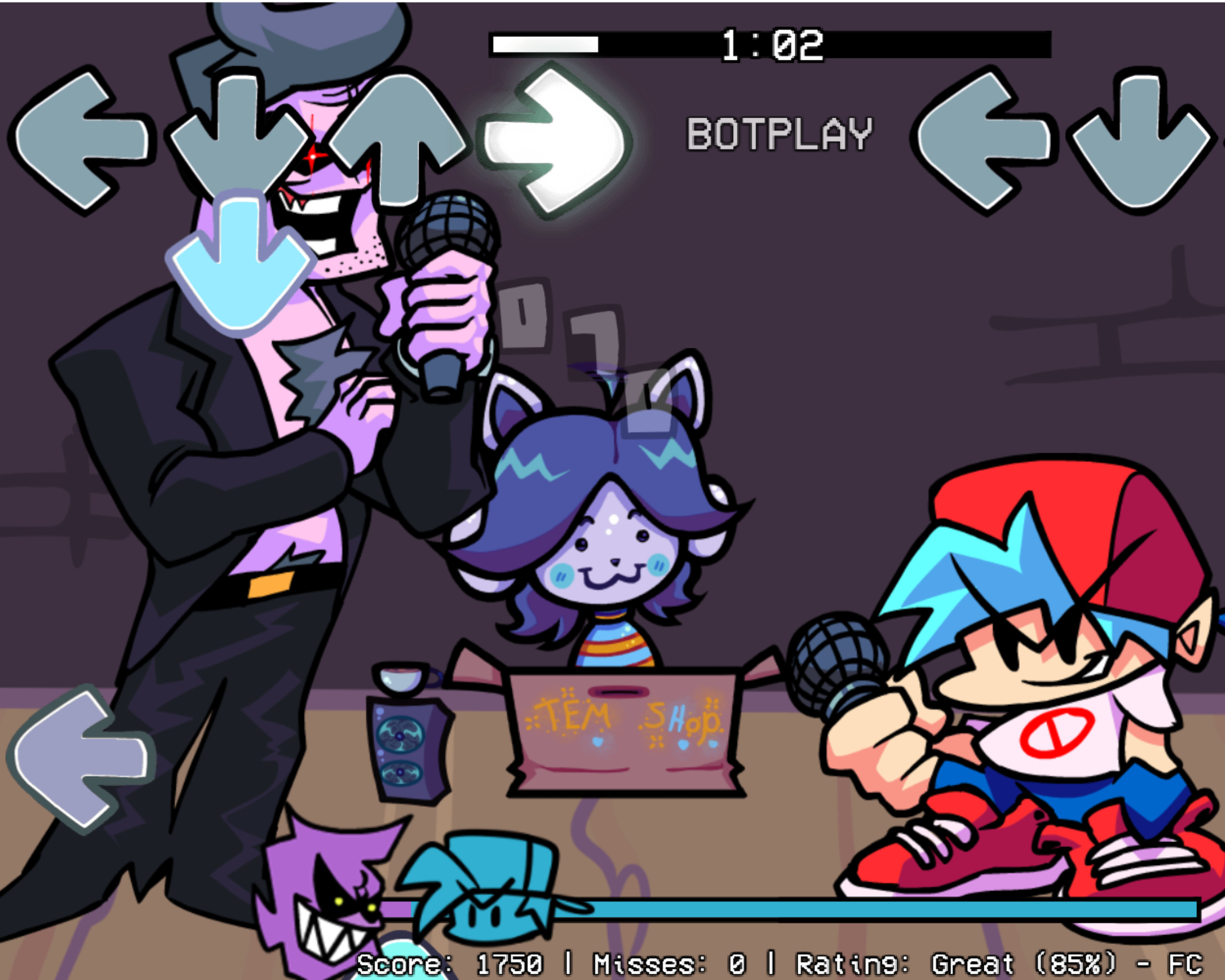 Temmie sprite Mod for Friday Night Funkin' | FNF Mods