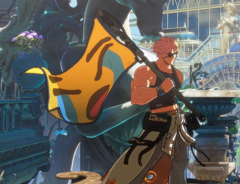 Crying Emoji Flag Mod for GUILTY GEAR -STRIVE- | GGST Mods