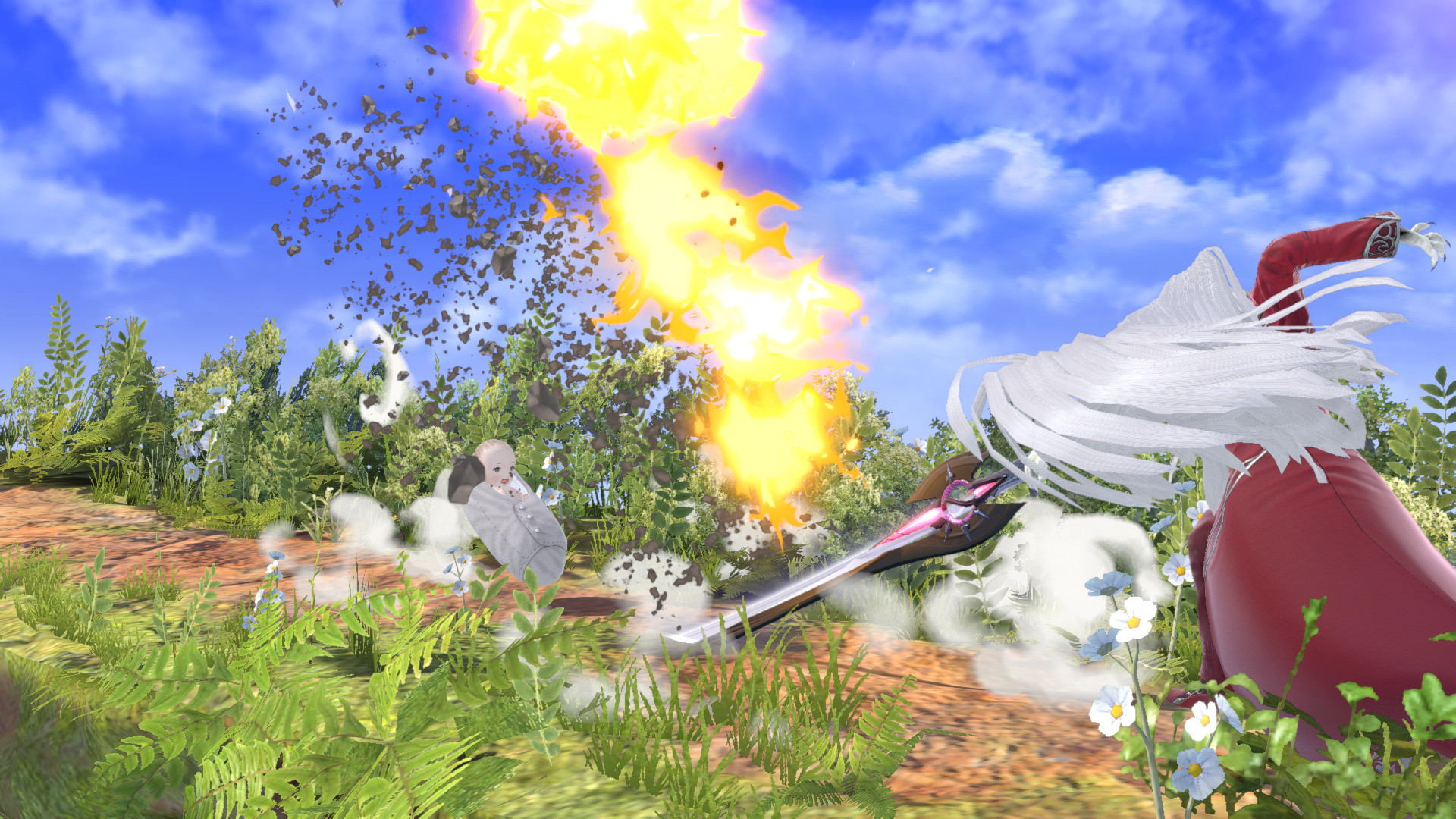 XC3 Baby over Soccerball Mod for Super Smash Bros. Ultimate | SSBU Mods