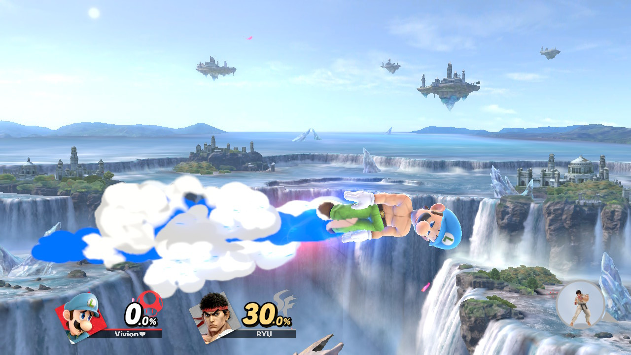 Blue Luigi Effects Mod for Super Smash Bros. Ultimate | SSBU Mods