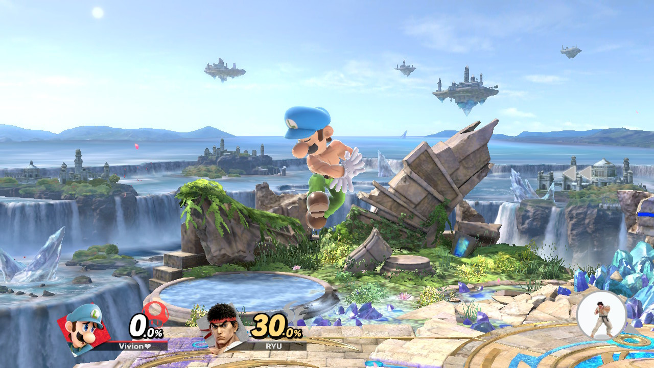 Blue Luigi Effects Mod for Super Smash Bros. Ultimate | SSBU Mods