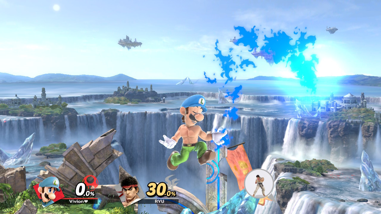 Blue Luigi Effects Mod for Super Smash Bros. Ultimate | SSBU Mods