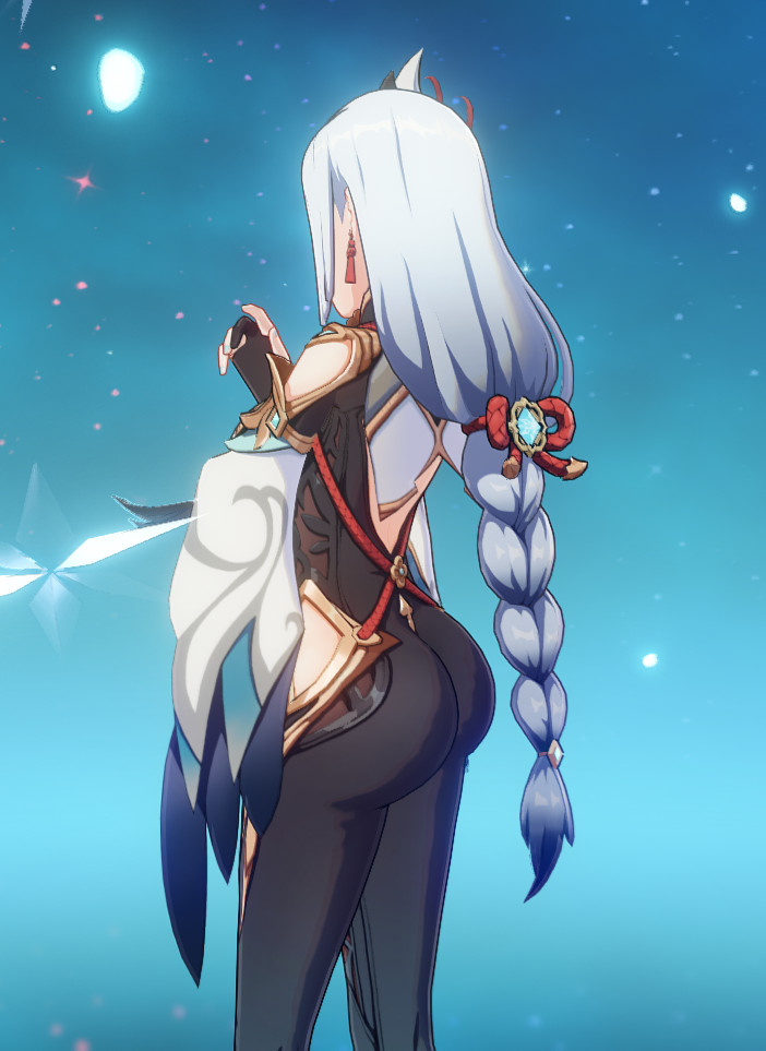 Capeless shenhe Mod for Genshin Impact | GI Mods