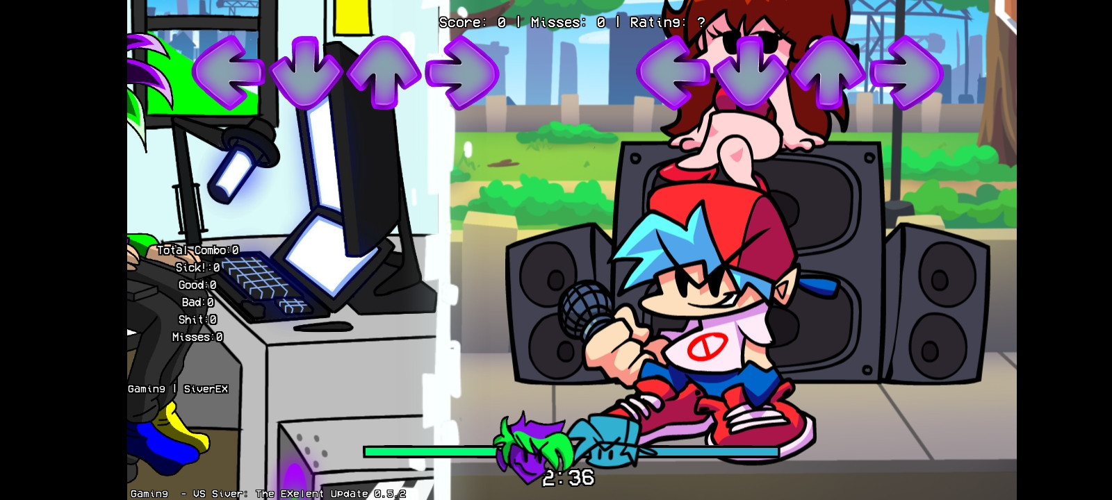 FnF Vs Siver: The EXelent Update [Friday Night Funkin'] [Mods]