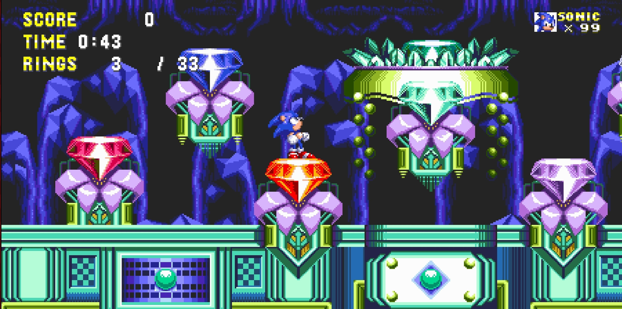 Mini Master Emerald/SA2 Master Emerald [Sonic 3 A.I.R.] [Mods]