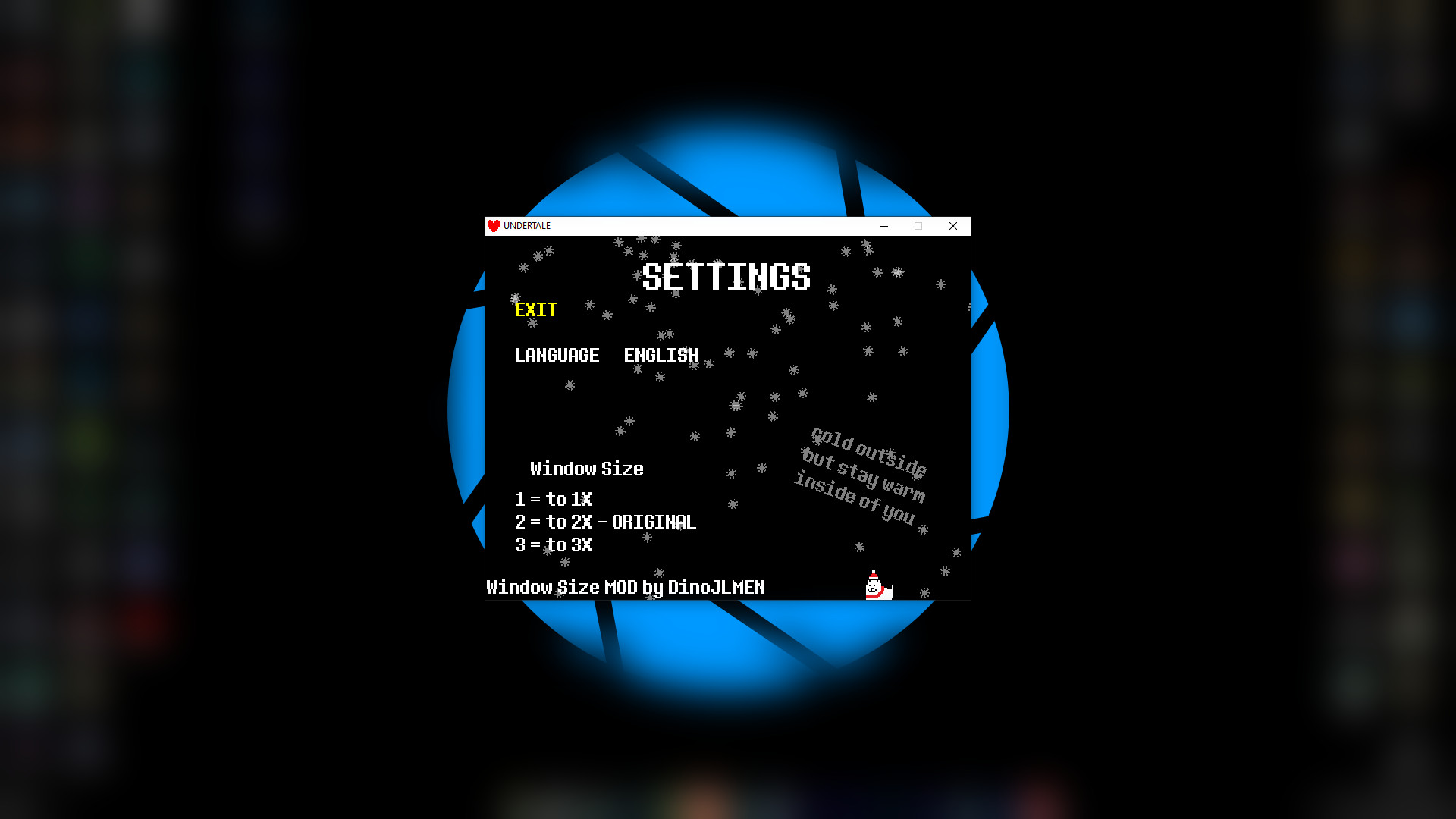 Custom Window Size Mod for UNDERTALE | UNDERTALE Mods