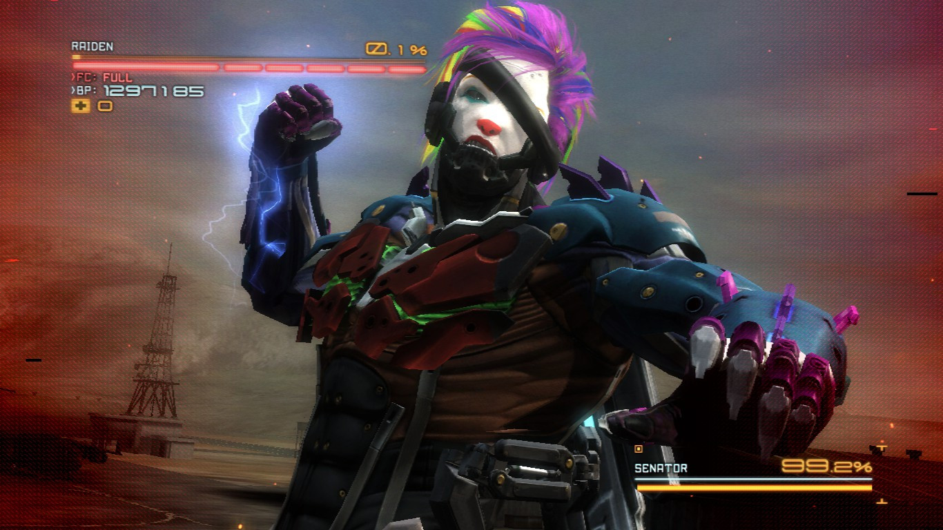 Raiden as a twitter user (clown) [Metal Gear Rising: Revengeance] [Mods]