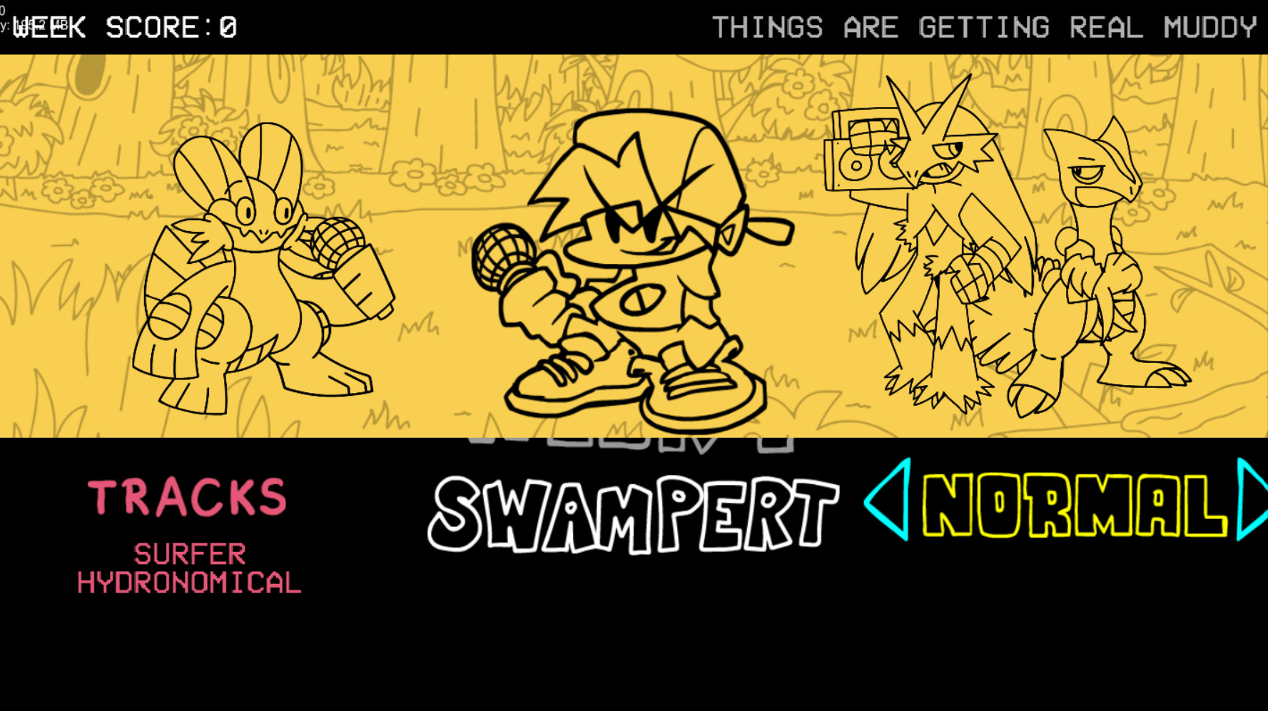 VS Swampert Mod for Friday Night Funkin' | FNF Mods