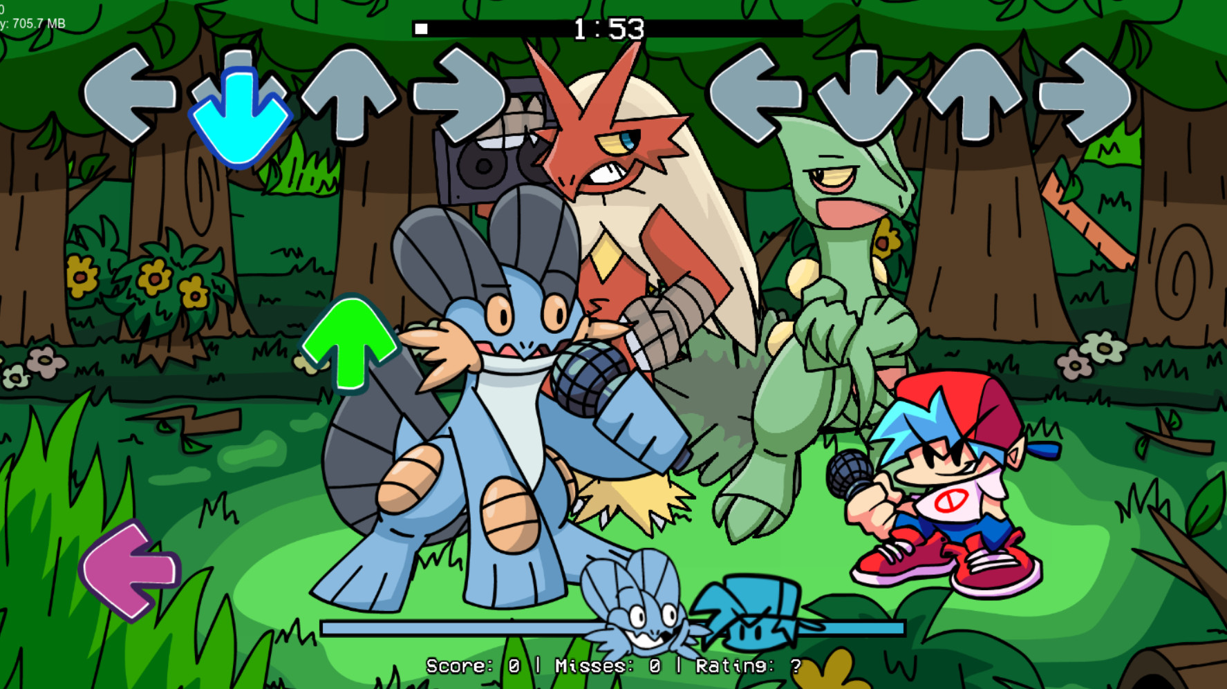 VS Swampert Mod for Friday Night Funkin' | FNF Mods
