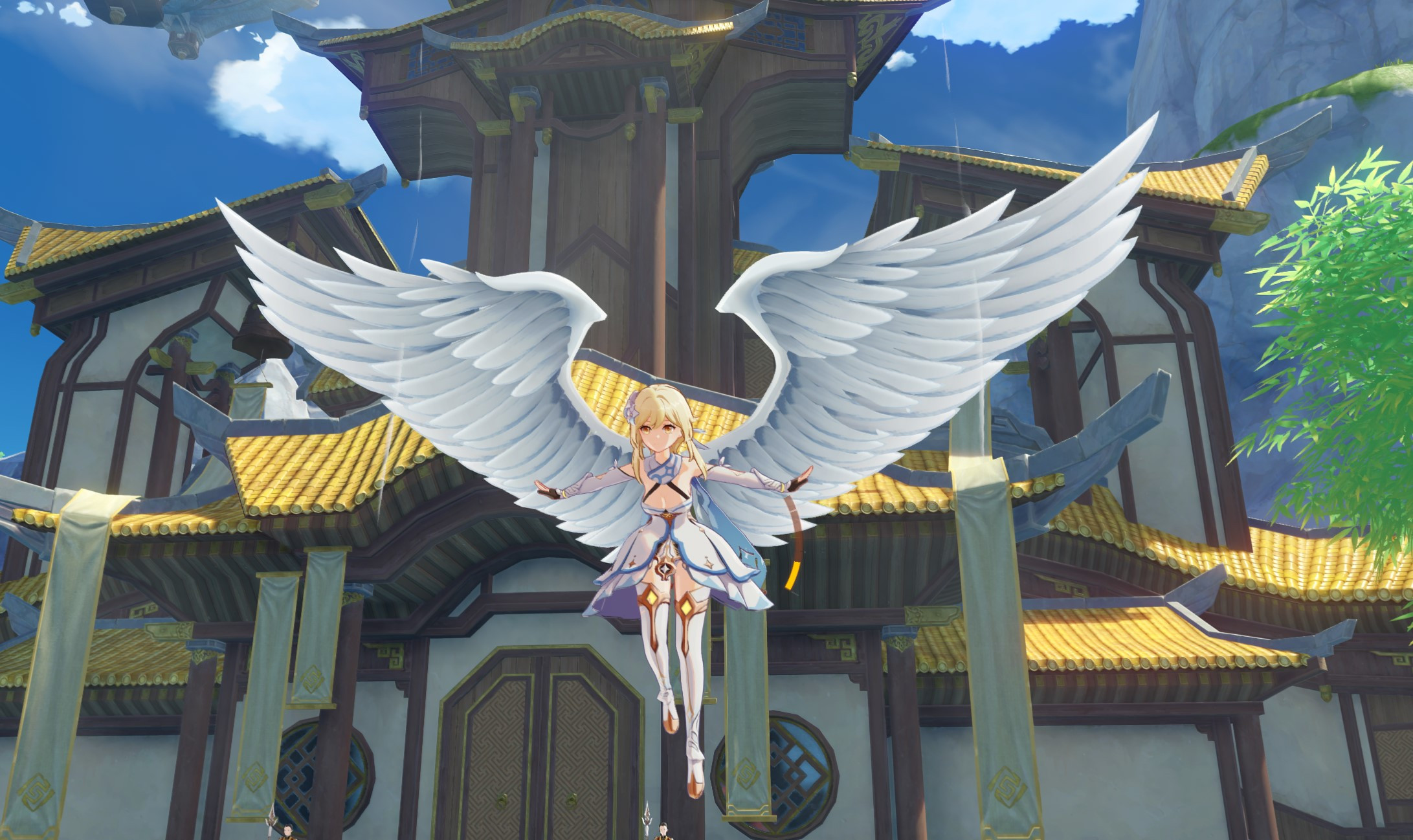 Angel Wings Glider Mod for Genshin Impact | GI Mods
