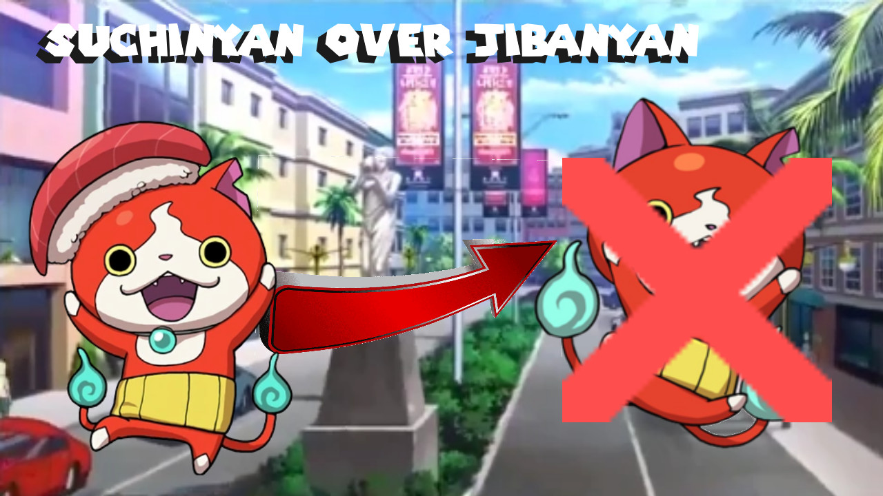Suchinyan over Jibanyan [Yo-Kai Watch 2] [Mods]