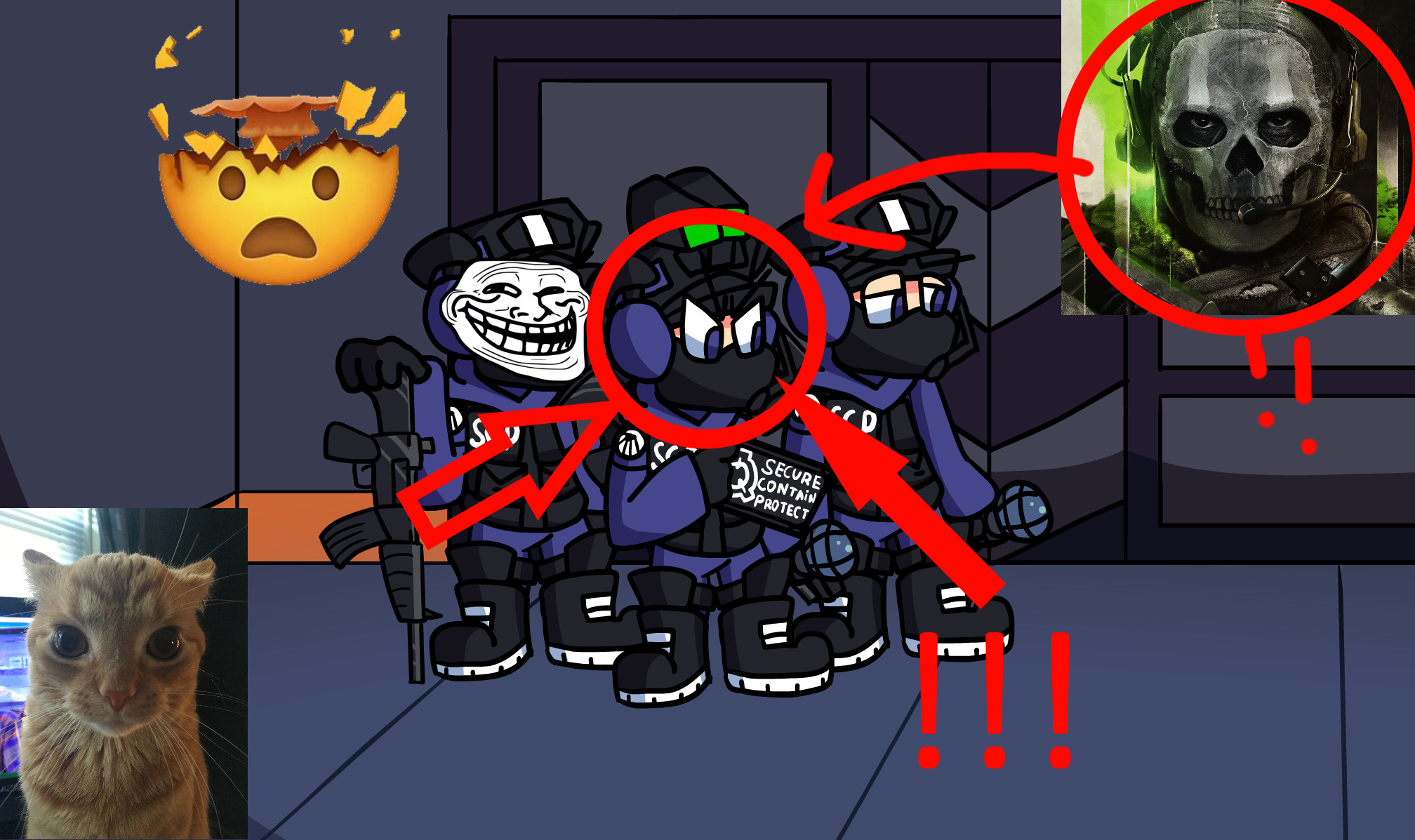 Recontainment but in Psych Engine Mod for Friday Night Funkin' | FNF Mods