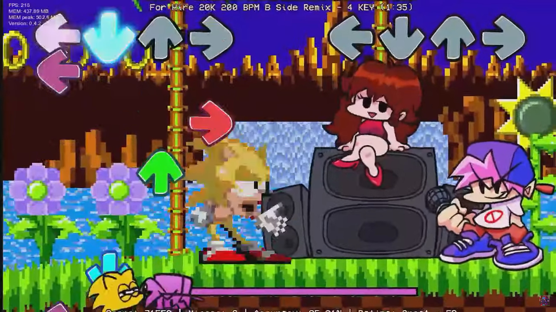 Vs. Dorkly Sonic (OLD) Leather Engine Port Mod for Friday Night Funkin ...