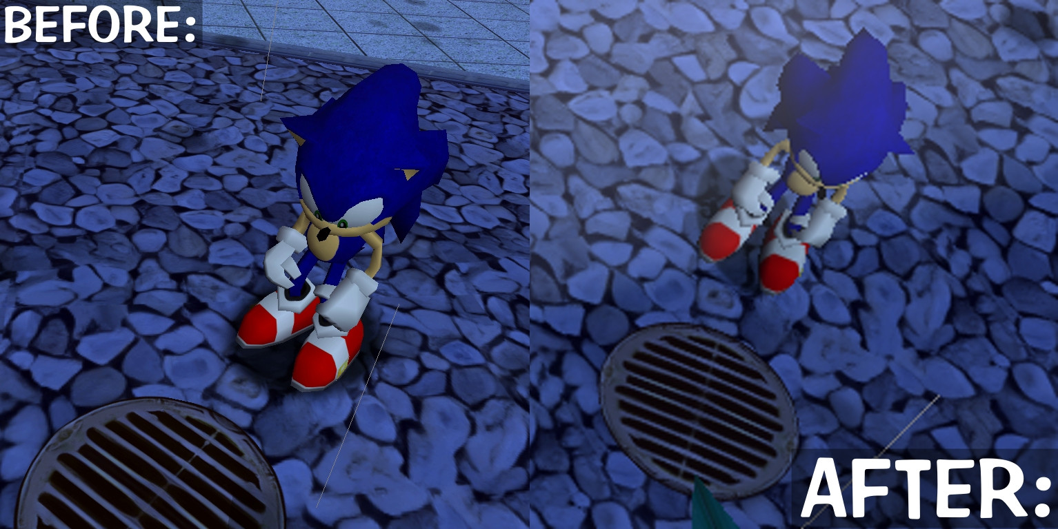 New Static Shadow Texture Mod for Sonic Adventure DX | SADX Mods