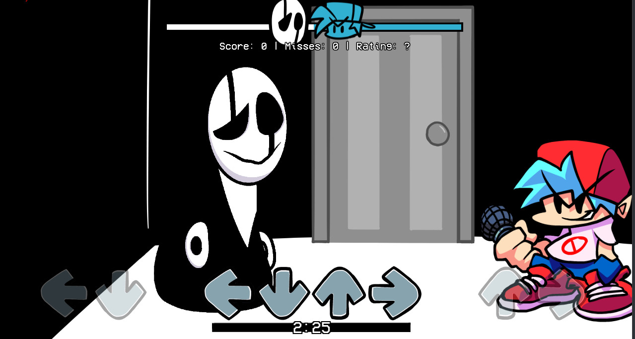 Door: Vs Gaster Mod for Friday Night Funkin' | FNF Mods