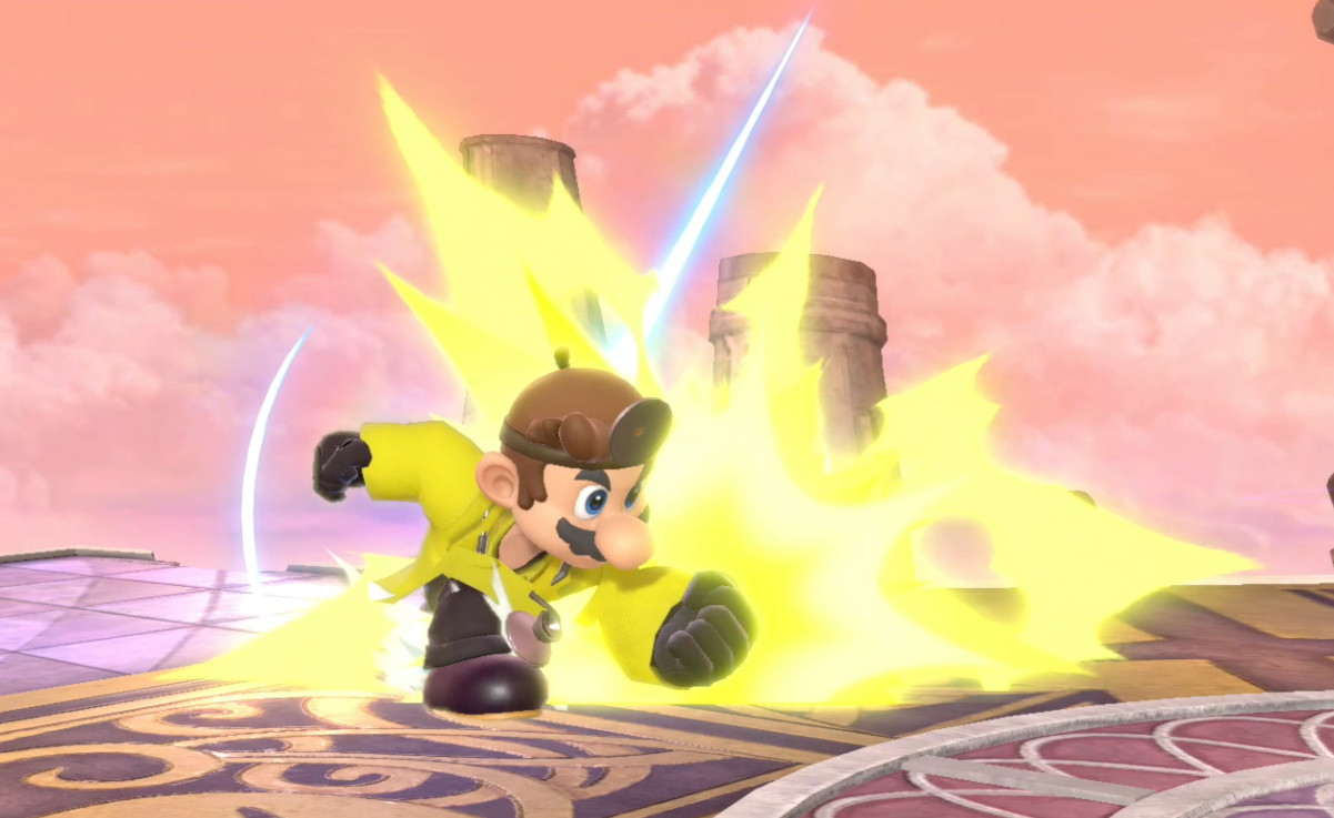 Yellow and Black Dr Mario + Effects Mod for Super Smash Bros. Ultimate ...