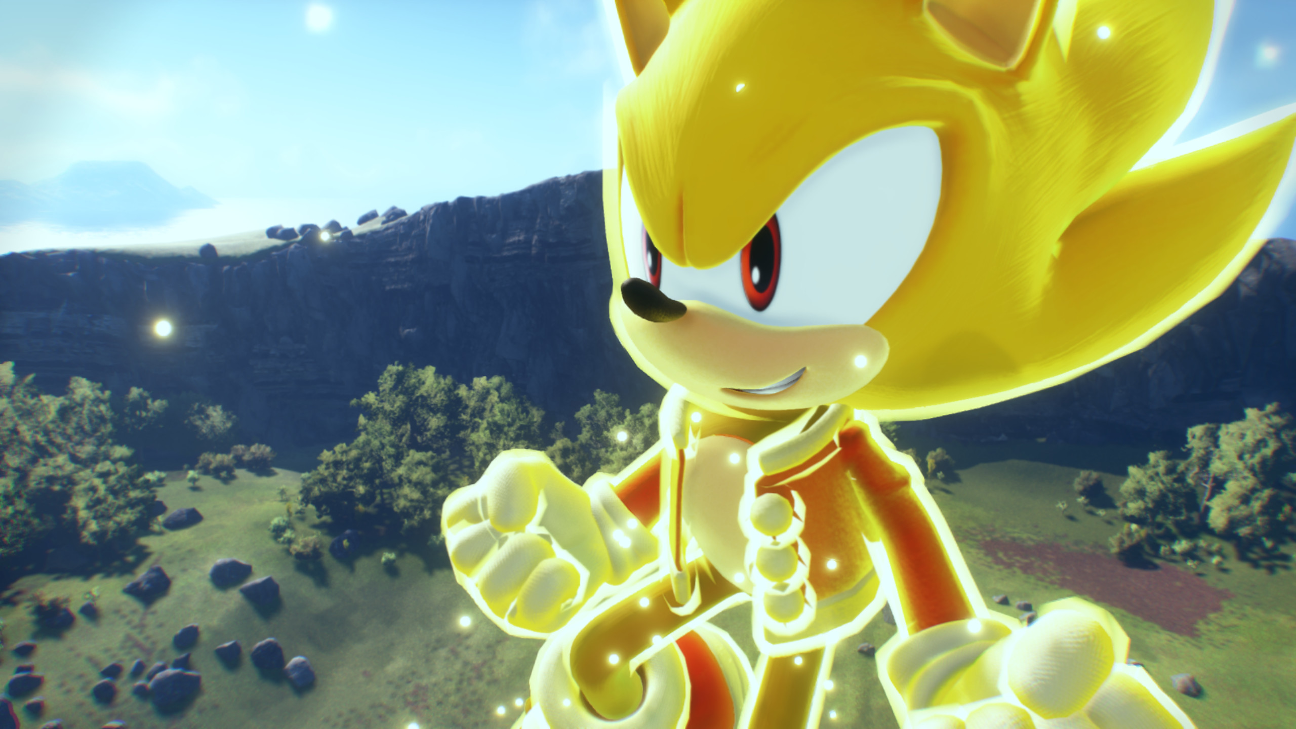 Holiday Cheer Suit for Super Sonic Mod for Sonic Frontiers | Frontiers Mods