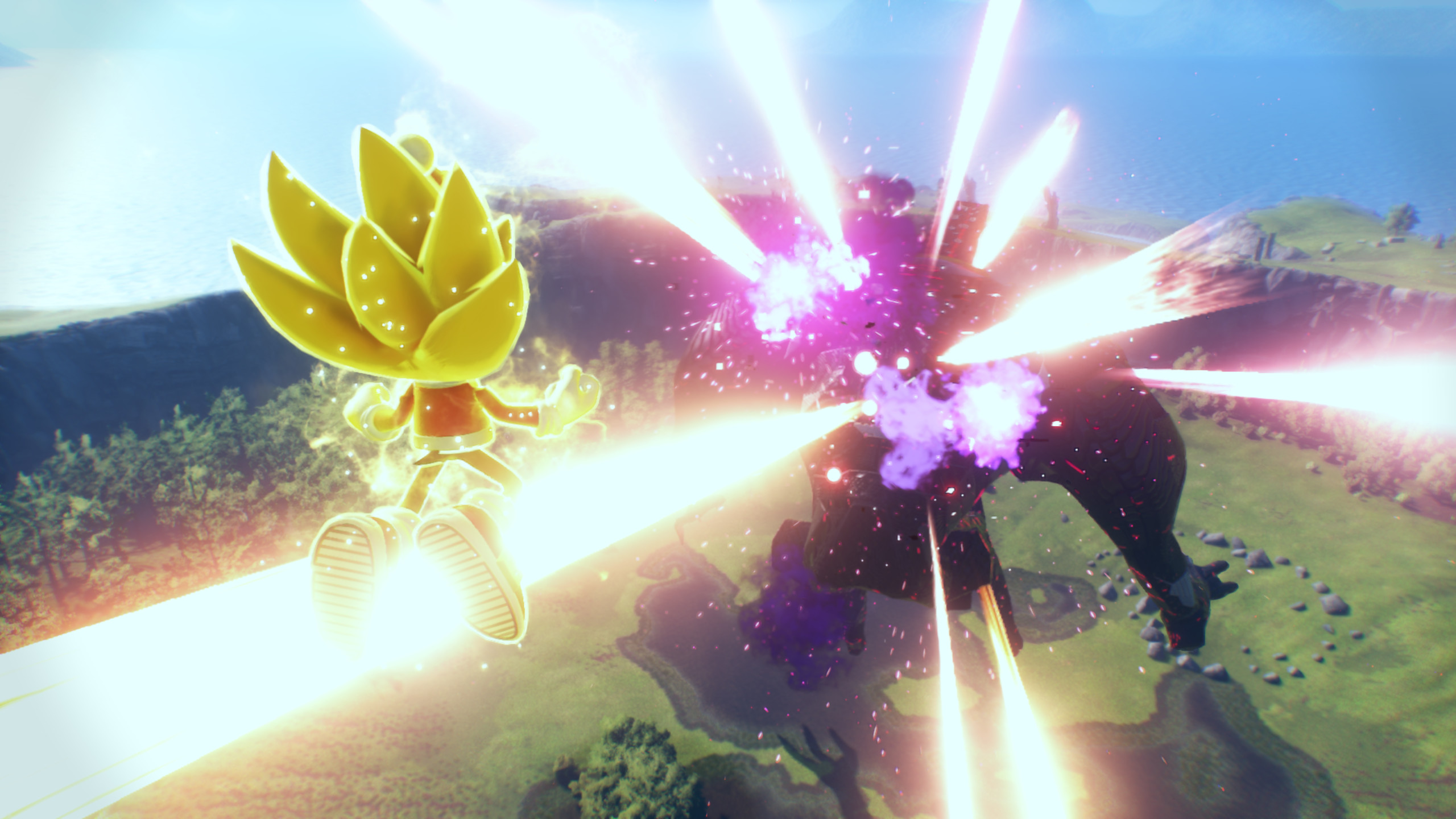 Holiday Cheer Suit for Super Sonic Mod for Sonic Frontiers | Frontiers Mods