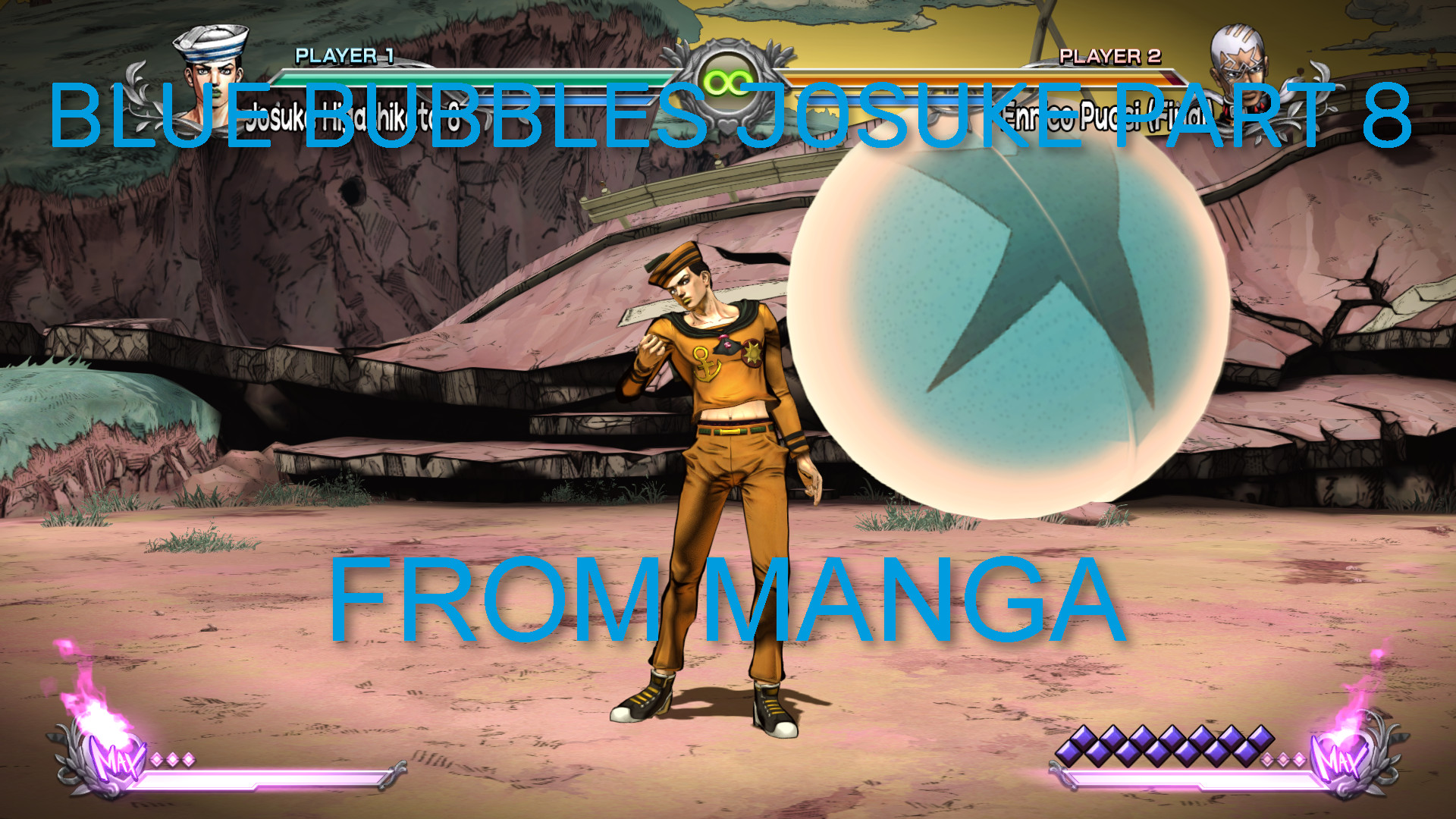 BLUE BUBBLES JOSUKE PART 8 FROM MANGA Mod for JoJo's Bizarre Adventure ...