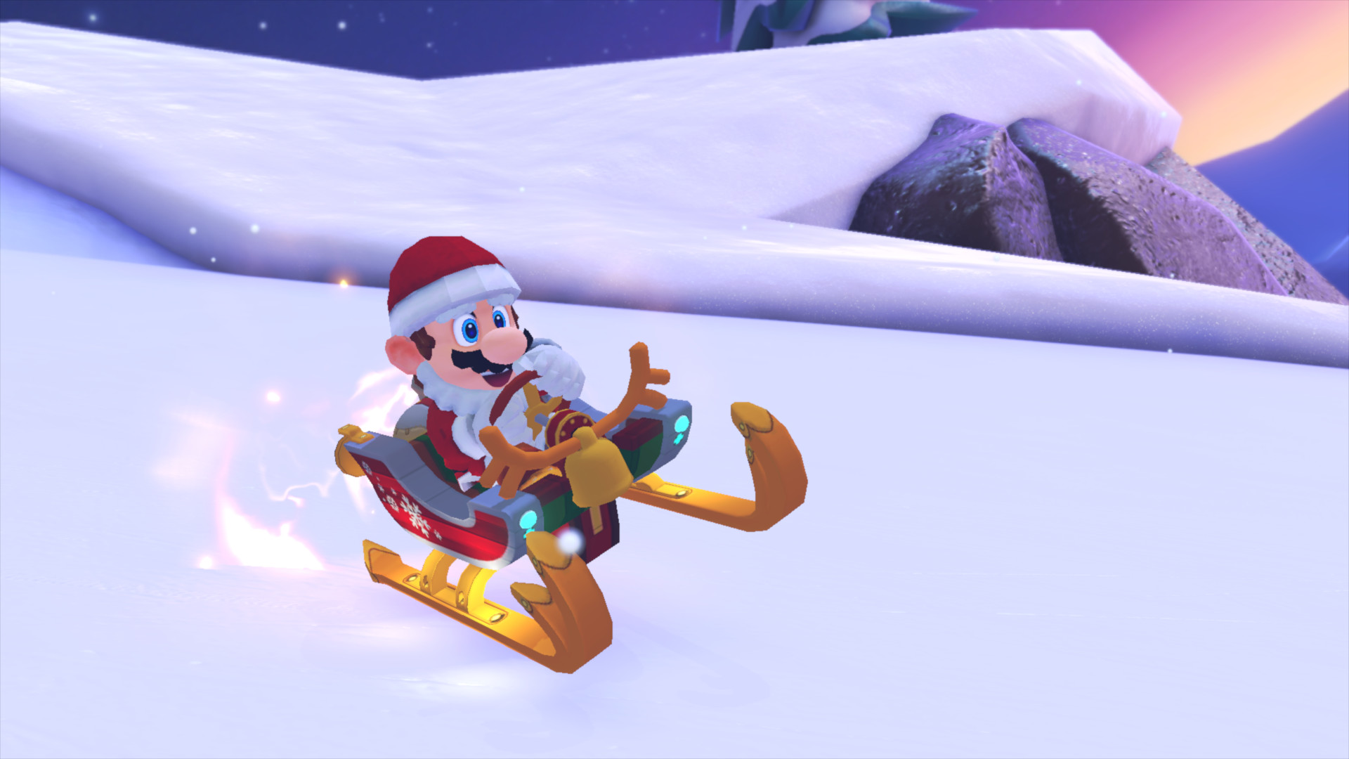Mario (Santa) w/ Tour Animations [Mario Kart 8 Deluxe] [Mods]