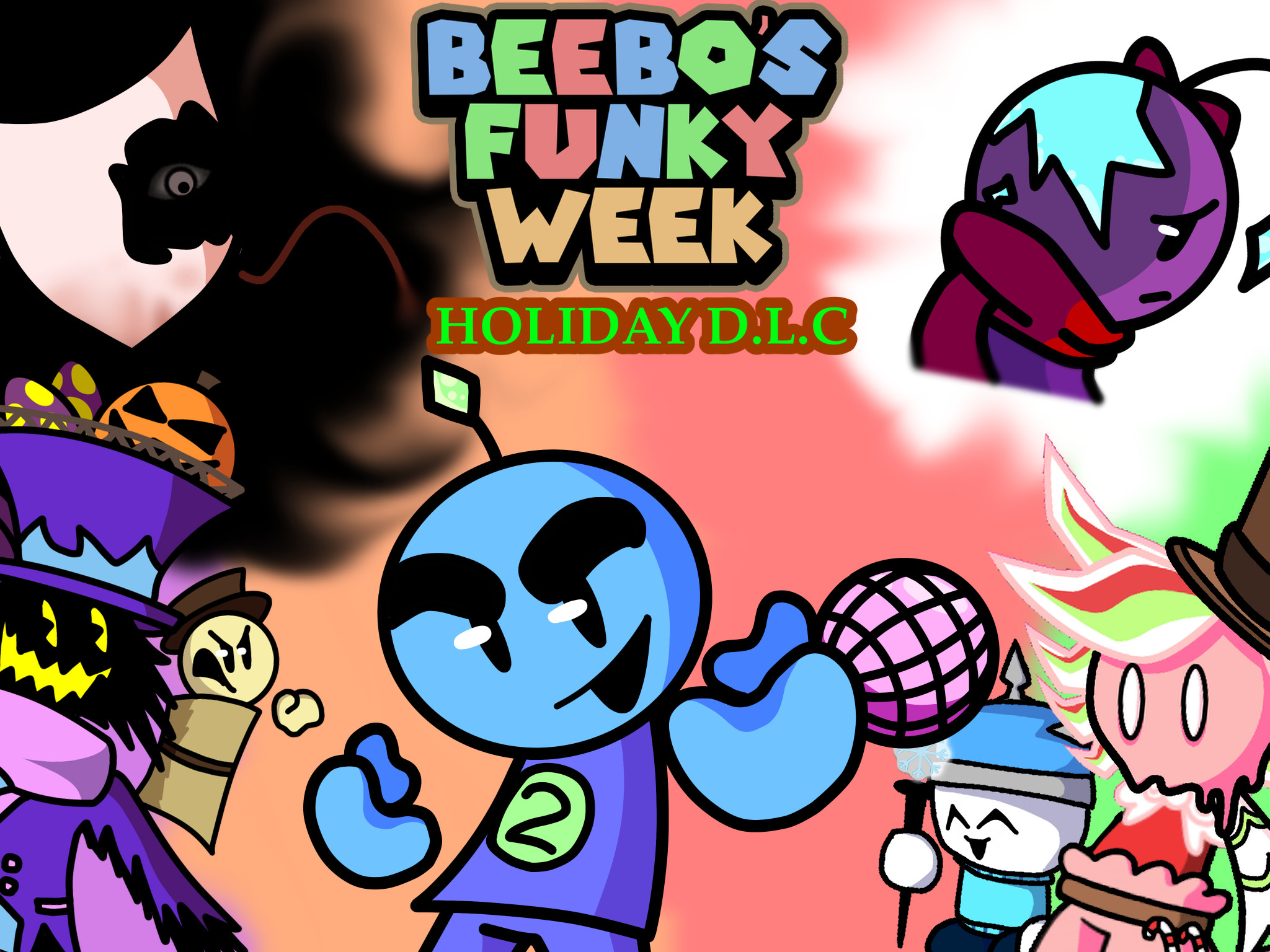 Beebo's Funky Week - HOLIDAY DLC Mod for Friday Night Funkin' | FNF Mods