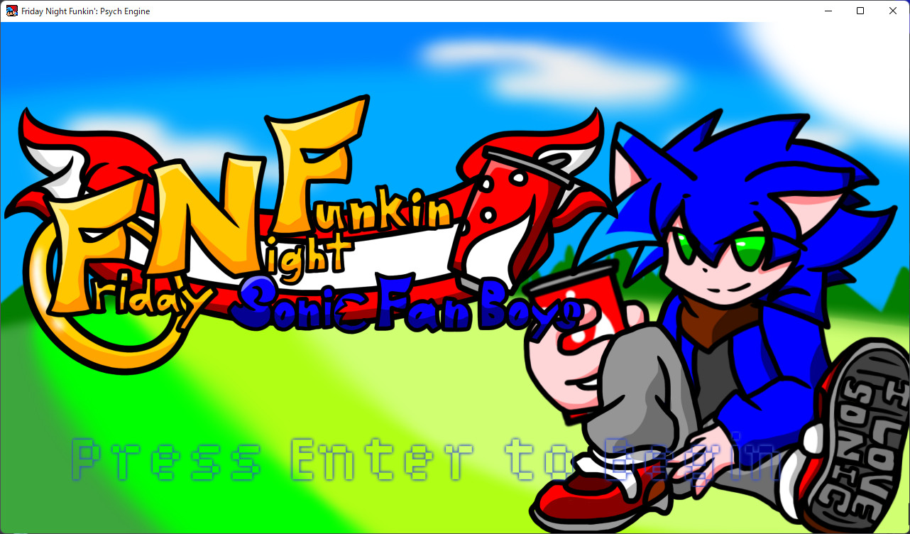 FNF' VS Sonic Fan Boys [Friday Night Funkin'] [Mods]