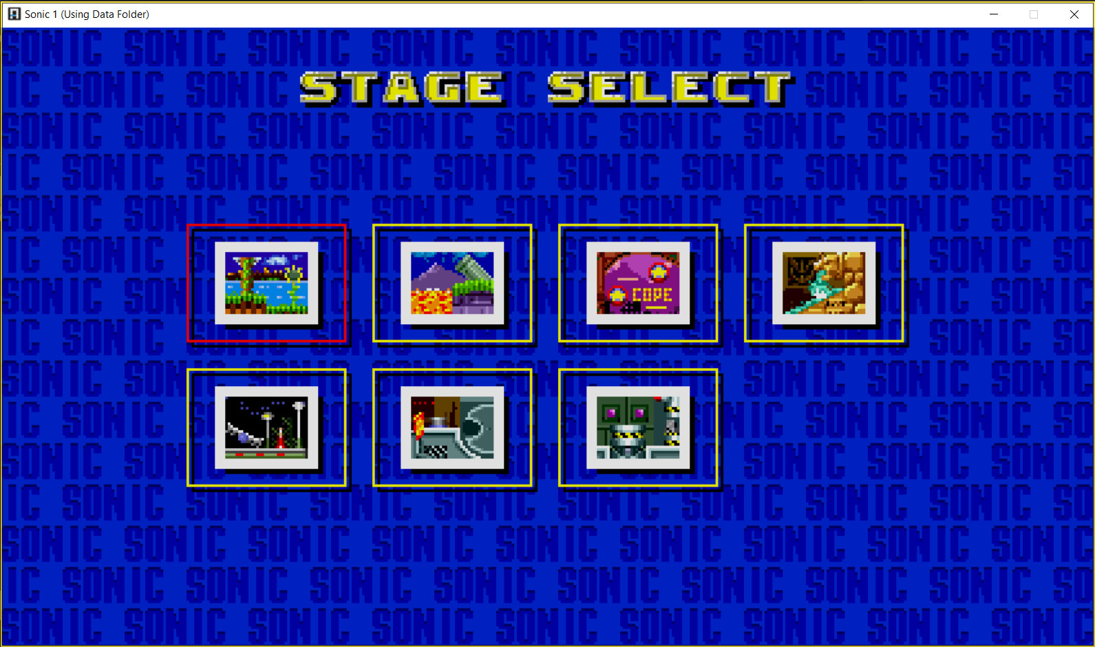 Music for Level Select Mod for Sonic the Hedgehog (2013) | S1 2013 Mods