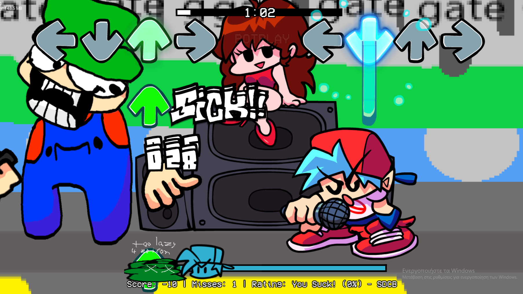 vs DNB golden apple badcorn really low effort Mod for Friday Night ...