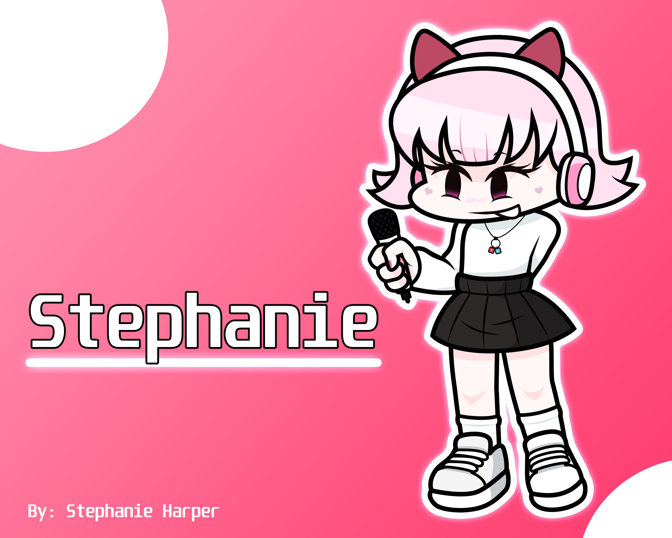 Stephanie | FNF Skin Mod for Friday Night Funkin' | FNF Mods