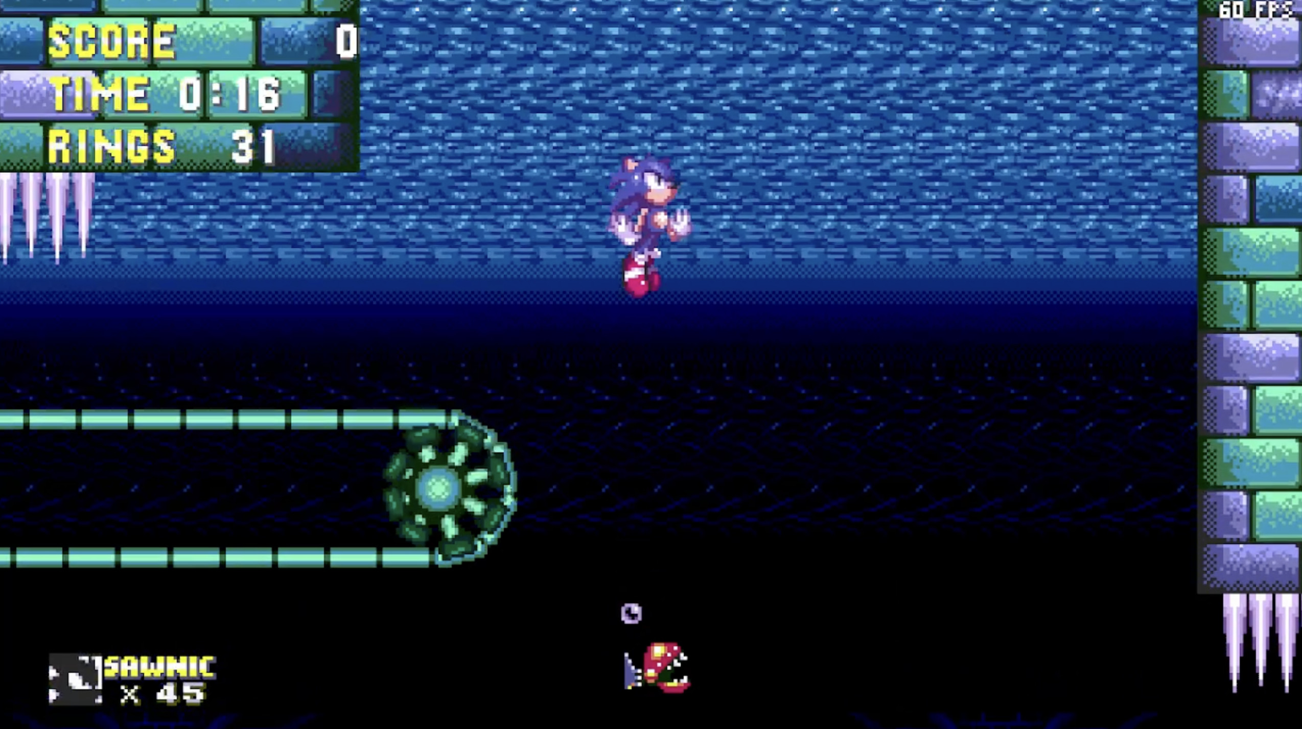 SAWNIC (Official Newtrogic Panic Sonic mod) Mod for Sonic 3 A.I.R. | S3AIR Mods