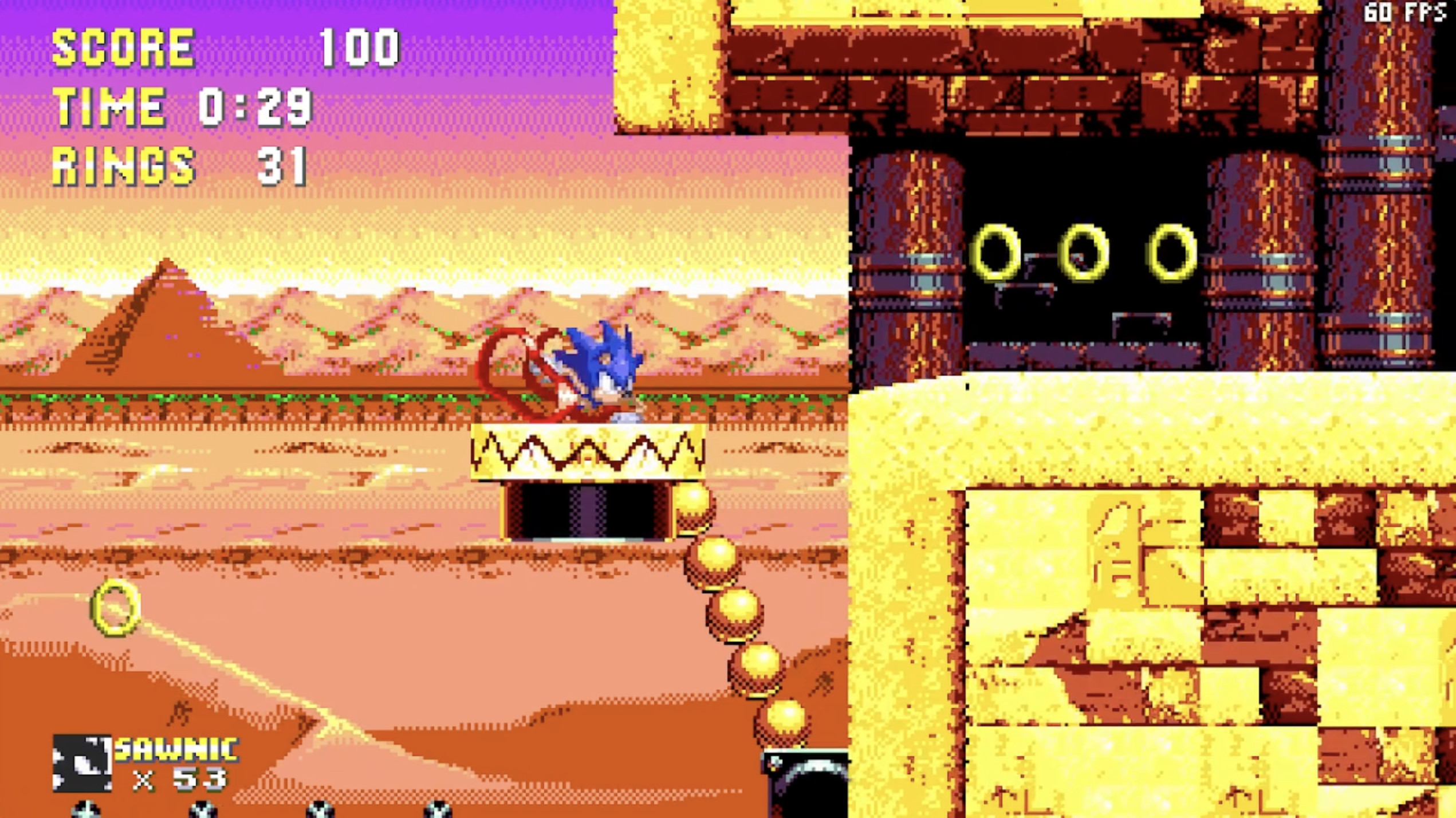 SAWNIC (Official Newtrogic Panic Sonic mod) Mod for Sonic 3 A.I.R. | S3AIR Mods