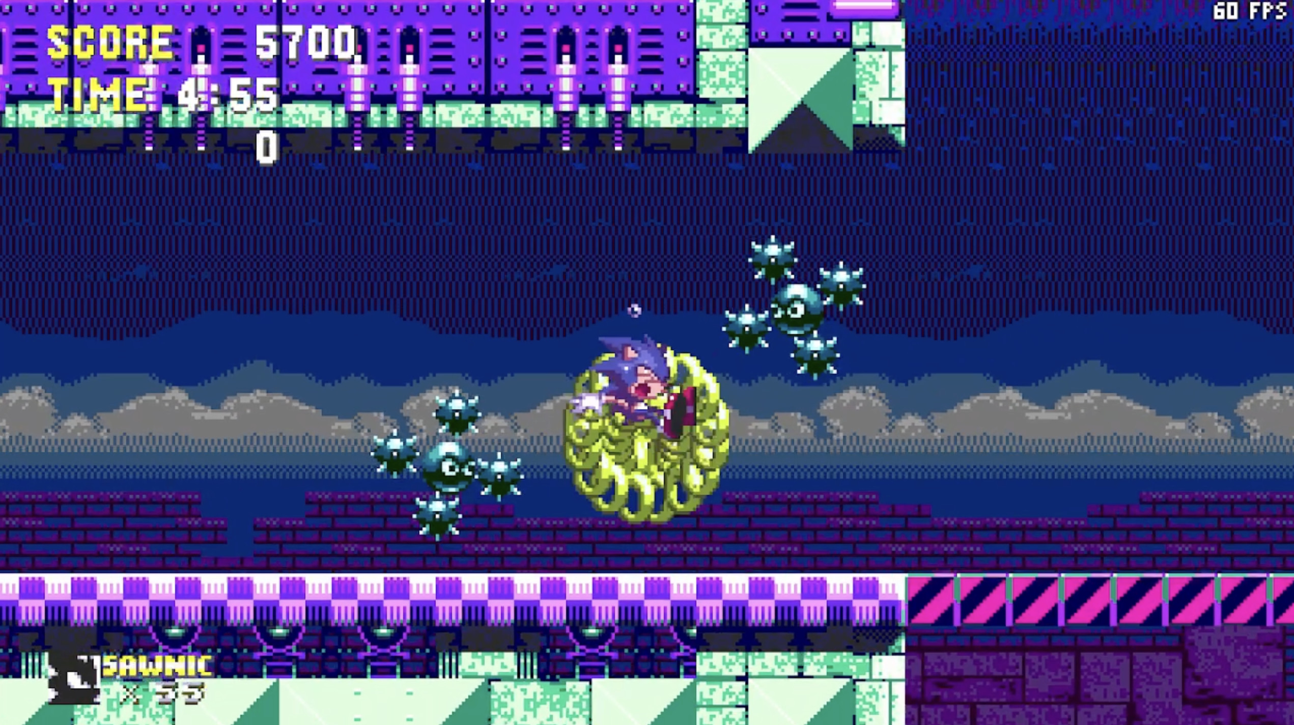 SAWNIC (Official Newtrogic Panic Sonic mod) Mod for Sonic 3 A.I.R ...