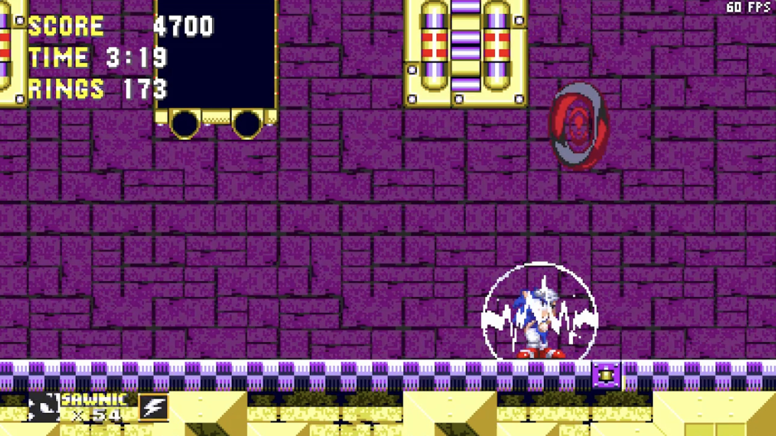 SAWNIC (Official Newtrogic Panic Sonic mod) Mod for Sonic 3 A.I.R. | S3AIR Mods