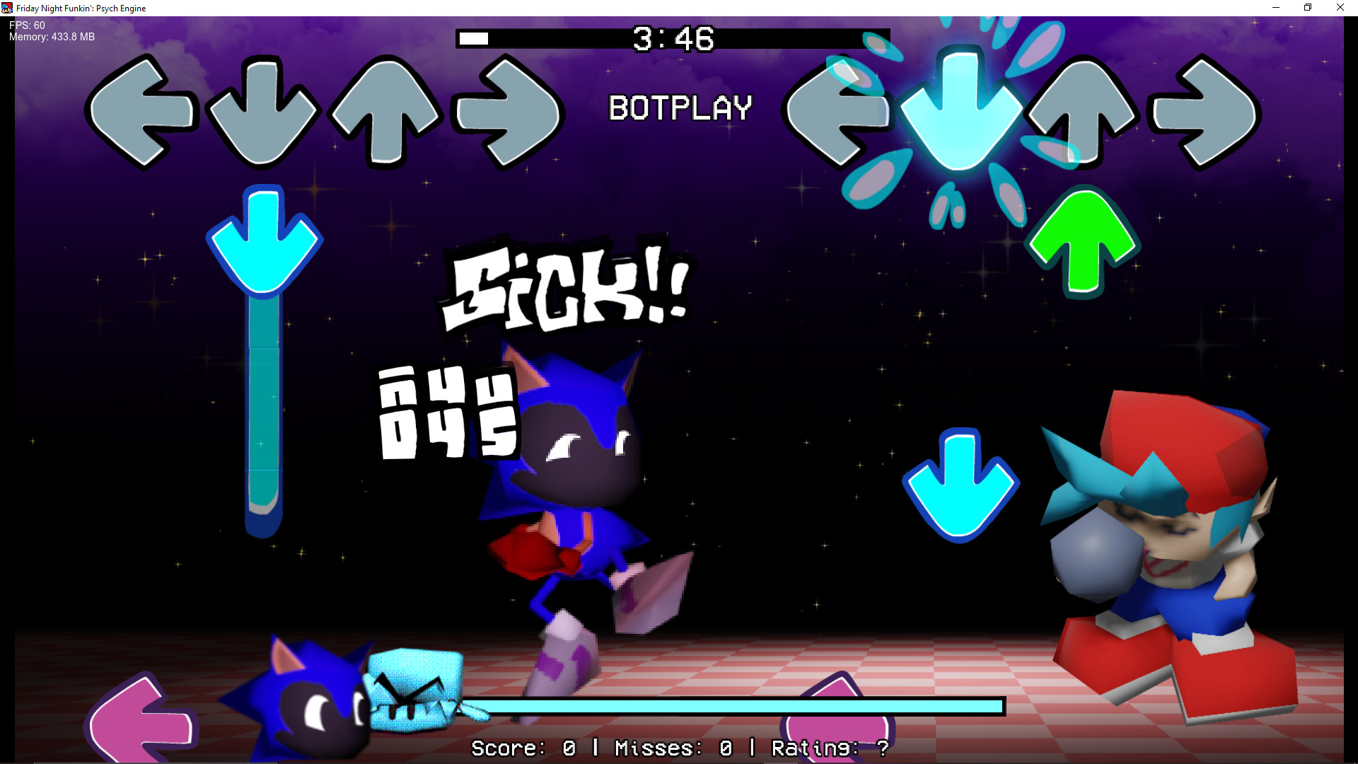 X-Terion Unnamed Song Charted [Friday Night Funkin'] [Mods]