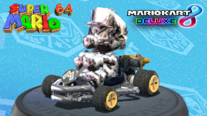 Super Mario 64 - Metal Mario Mod for Mario Kart 8 Deluxe | MK8D Mods