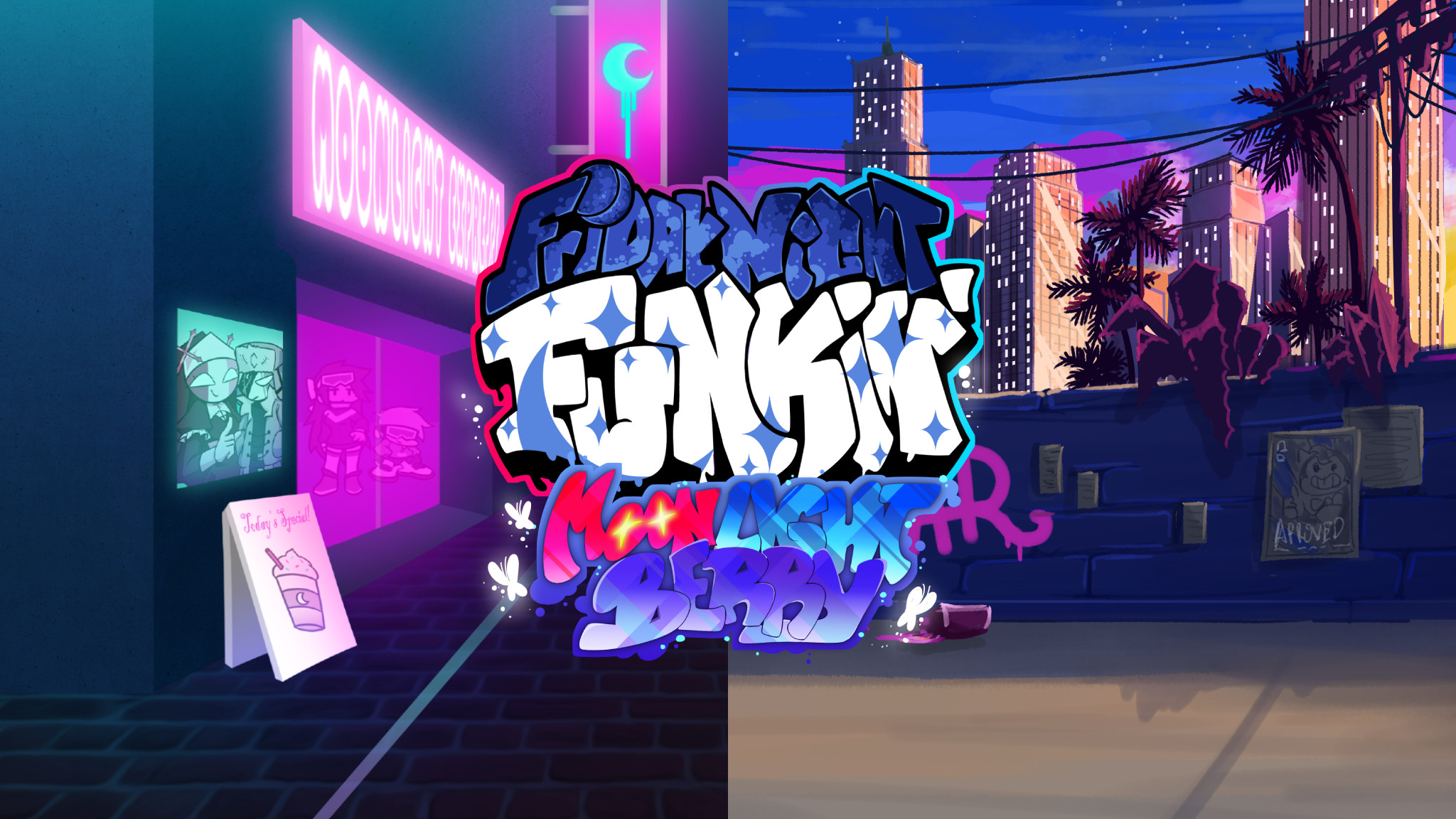 Moonlight Berry 2.0!!! Mod for Friday Night Funkin' | FNF Mods