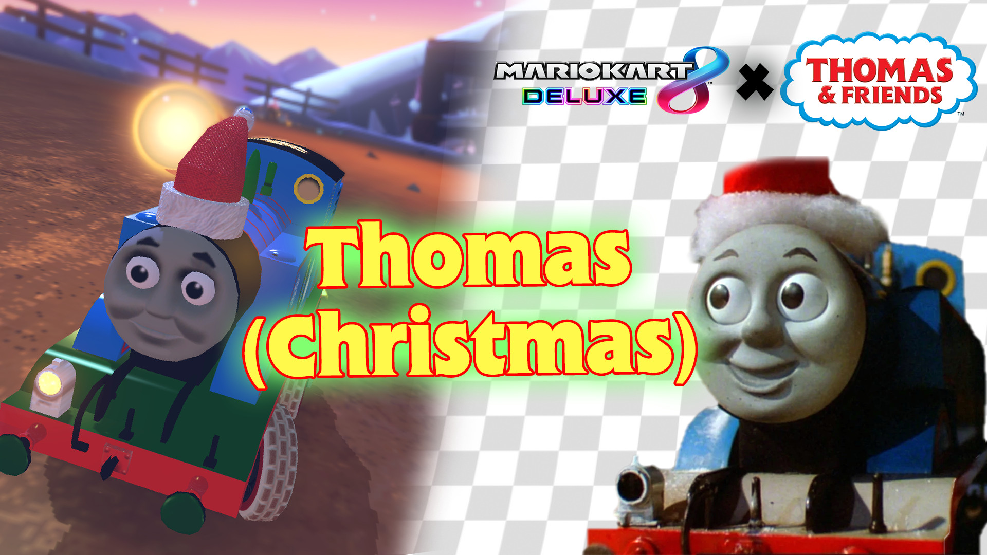 Thomas The Tank Engine (Christmas) [Mario Kart 8 Deluxe] [Mods]