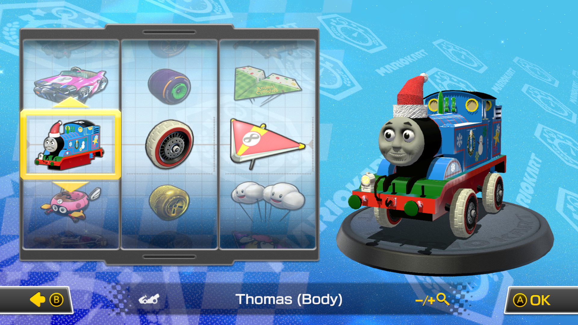 Thomas The Tank Engine (Christmas) Mod for Mario Kart 8 Deluxe | MK8D Mods
