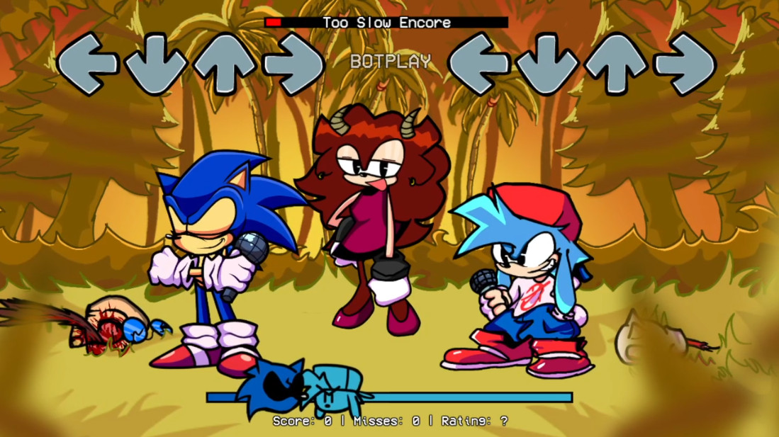 Sonic.exe EXTRAS MOD (V2) Mod for Friday Night Funkin' | FNF Mods