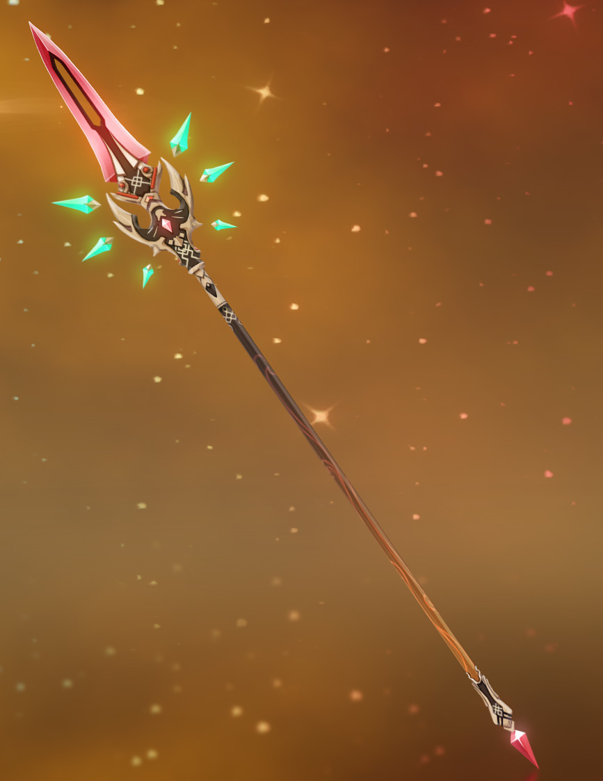Primordial Ruby Winged Spear Mod for Genshin Impact | GI Mods