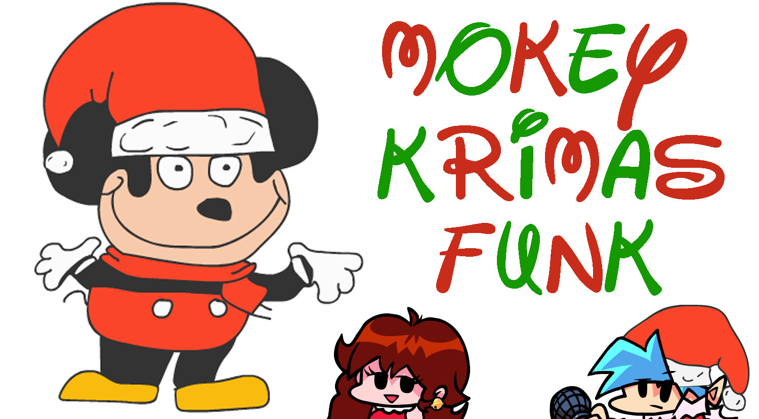 Mokey's Krimas Funk' Mod for Friday Night Funkin' | FNF Mods